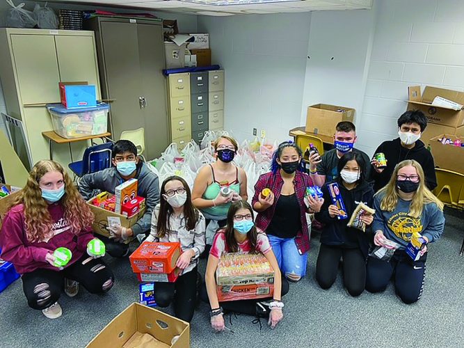 Middle school food drive a success | News, Sports, Jobs - The Freeman ...